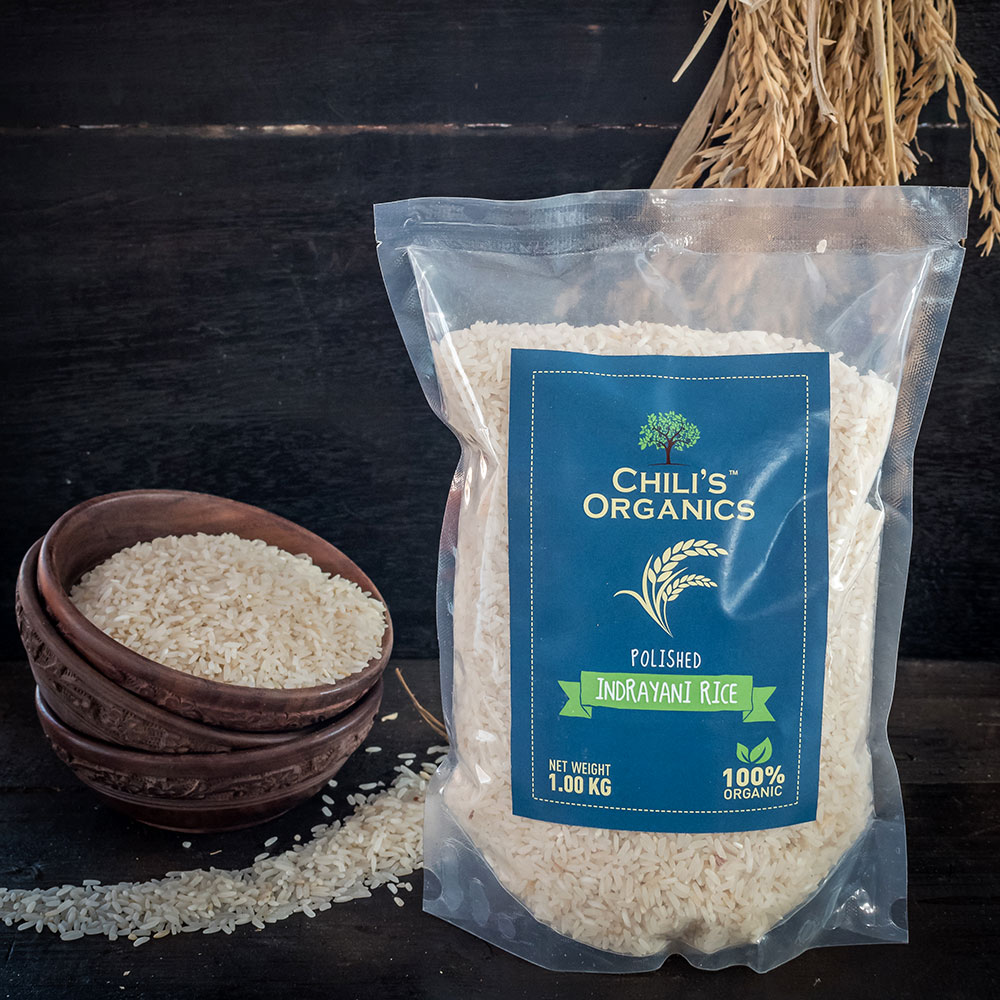 Indrayani Rice (Polished) | Chili's Organics